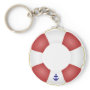 Nautical Life preserver Keychain | Zazzle