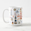 Nautical Lighthouse And Sailboat Coffee Mug | Zazzle