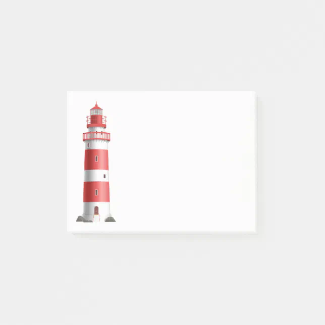 Nautical Lighthouse Beach Ocean Sailor Post-it Notes | Zazzle