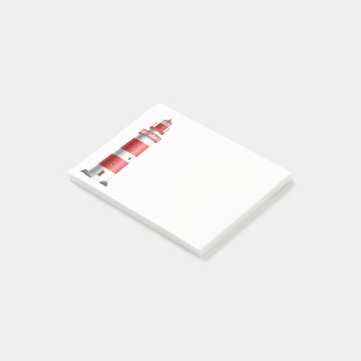 Nautical Lighthouse Beach Ocean Sailor Post-it Notes | Zazzle