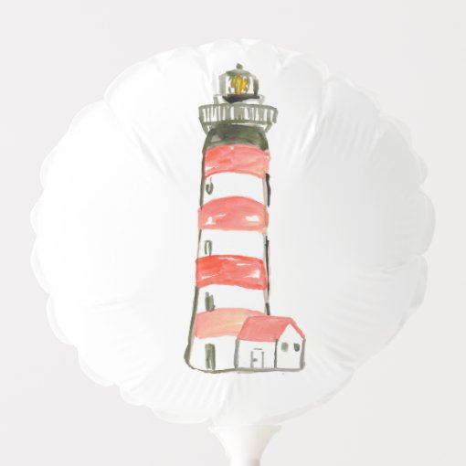 Nautical lighthouse party centerpiece balloon | Zazzle