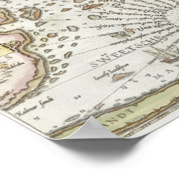 Nautical Map Poster | Zazzle