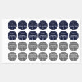Nautical Midnight Blue and Gray Kids' Labels | Zazzle