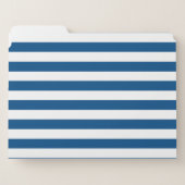 Nautical modern bold stripe pattern print custom file folder | Zazzle