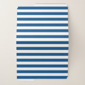 Nautical modern bold stripe pattern print custom file folder | Zazzle