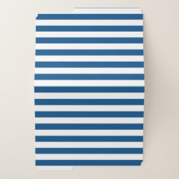 Nautical modern bold stripe pattern print custom file folder | Zazzle