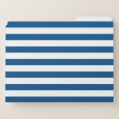 Nautical modern bold stripe pattern print custom file folder | Zazzle