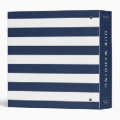 Nautical Navy and White Stripe | Wedding Planning Binder | Zazzle