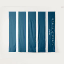 Nautical Navy Backdrop Photo Booth | Zazzle