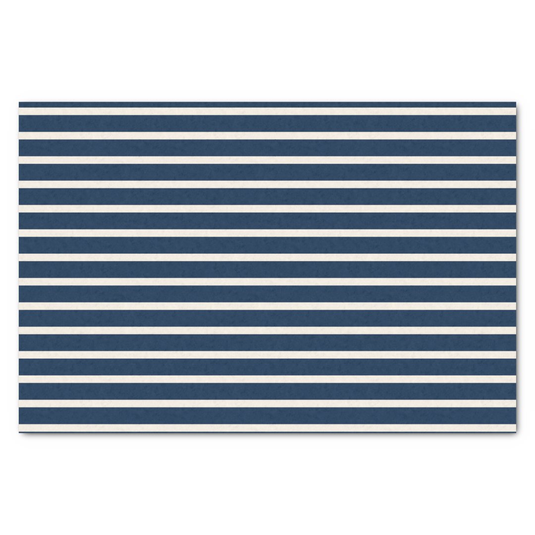Nautical Navy Stripes Tissue Paper | Zazzle
