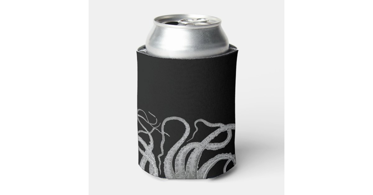 Nautical octopus tentacles vintage kraken steampun can cooler | Zazzle
