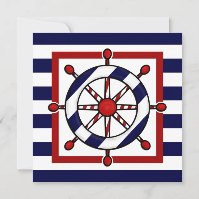 Nautical Party Invitations | Zazzle