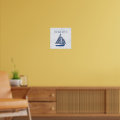 Nautical Quote | Sail Away With Me Poster | Zazzle