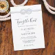 Nautical Rope Tying the Knot Wedding Invitation | Zazzle