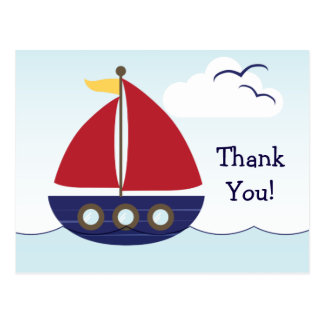 Sailboat Thank You Cards | Zazzle