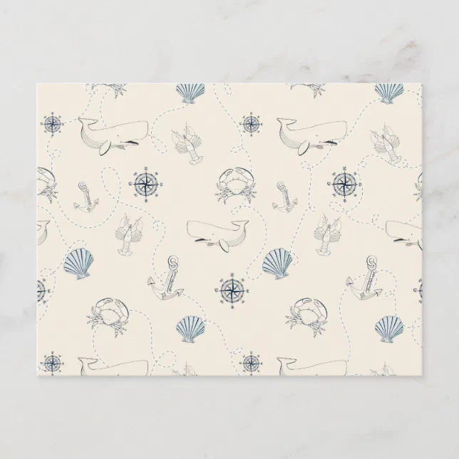 Nautical Sea Postcard | Zazzle