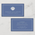 Nautical Seashell Beach Theme Business Card | Zazzle