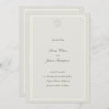 Nautical Seashell Classic Frame Formal Wedding Save The Date | Zazzle