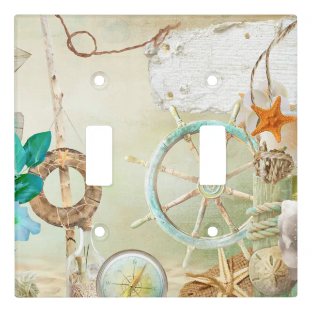 Nautical Series Design 2 Light Switch Cover | Zazzle