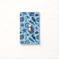 Nautical Shades Of Blue Pattern Light Switch Cover | Zazzle