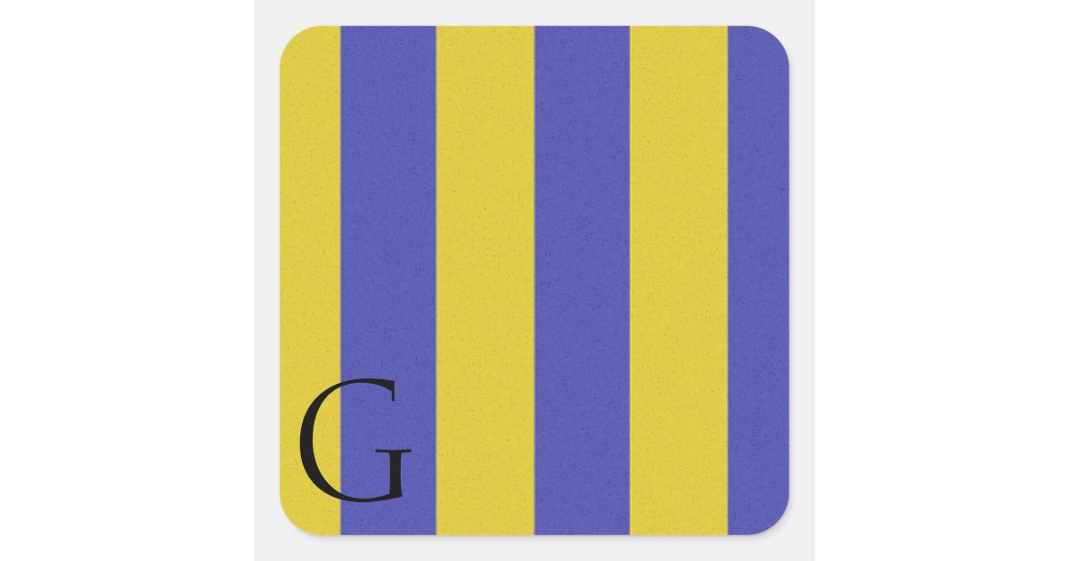 Nautical Signal Flag Alphabet Sticker G | Zazzle