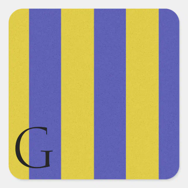 Nautical Signal Flag Alphabet Sticker G | Zazzle