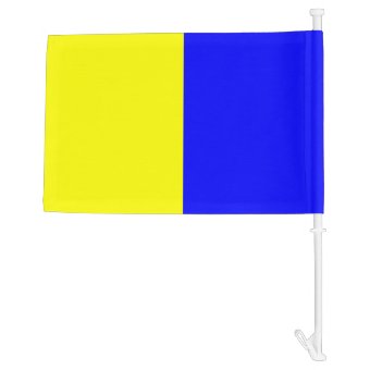 Nautical Signal Flag Kilo Letter K | Zazzle