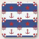 Nautical Stars And Stripes Pattern Beverage Coaster | Zazzle