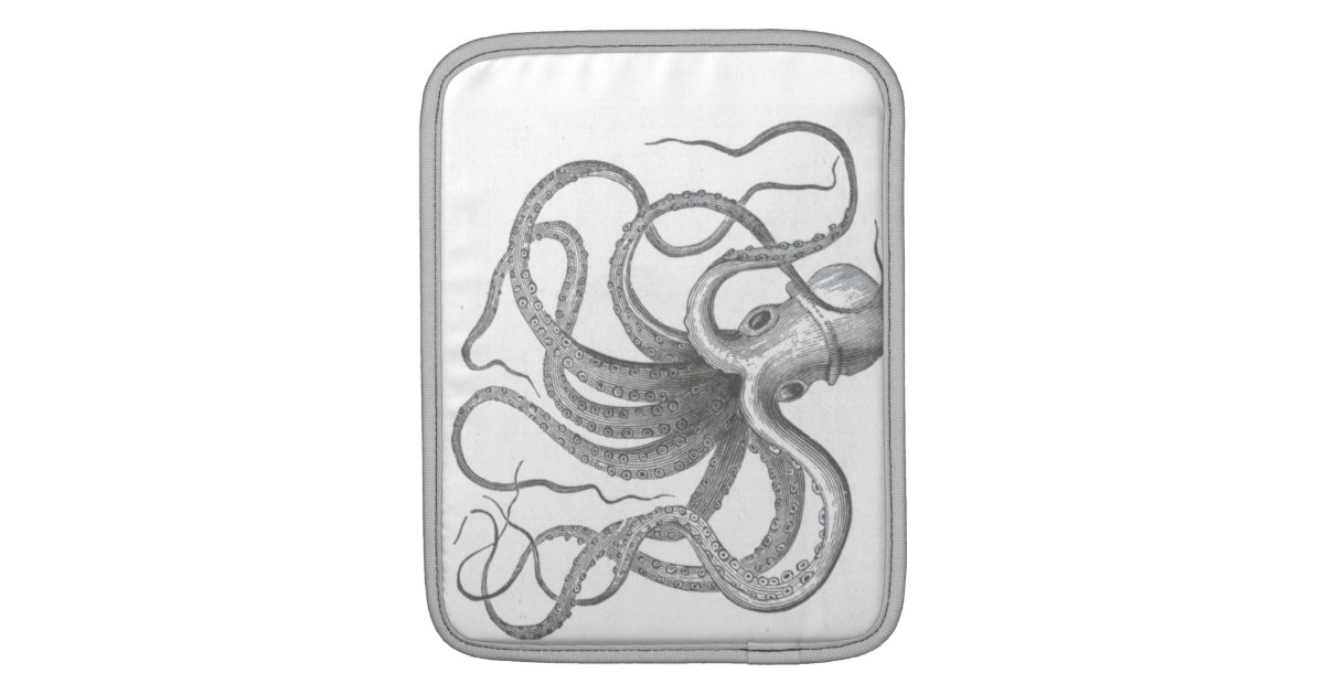 Nautical steampunk octopus iPad / iPad 2 sleeve | Zazzle