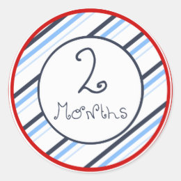 2 Month Stickers | Zazzle