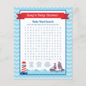 Nautical Theme Baby Shower Game | Zazzle