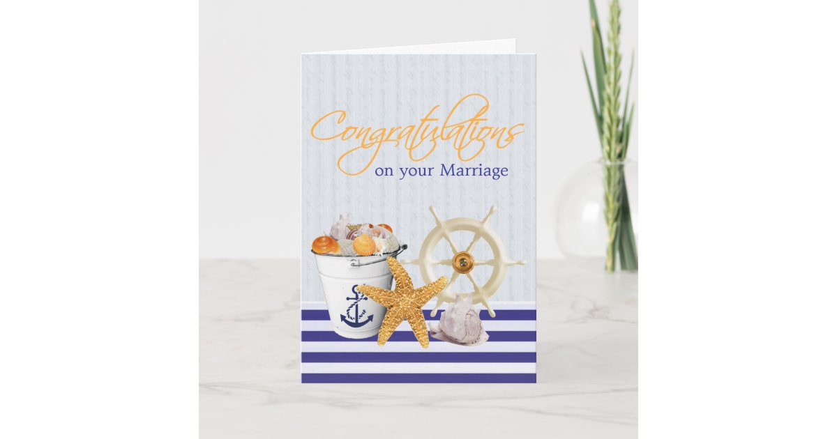 Nautical Theme | Congratulation Card | Zazzle