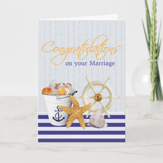 Nautical Theme | Congratulation Card | Zazzle