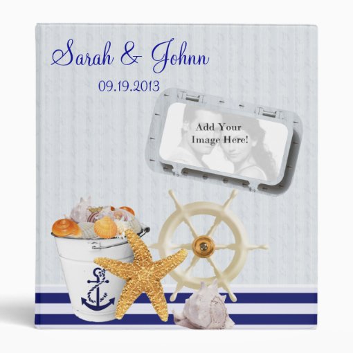 Nautical Theme | Photo Keepsake Album Binder | Zazzle