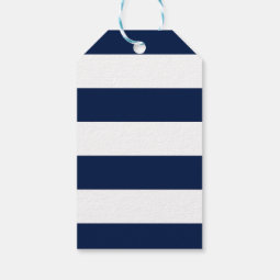 Nautical Theme Wedding Sailboat Custom Navy Gift Tags | Zazzle