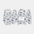 Nautical Themed Blue Seashell Favor Boxes | Zazzle
