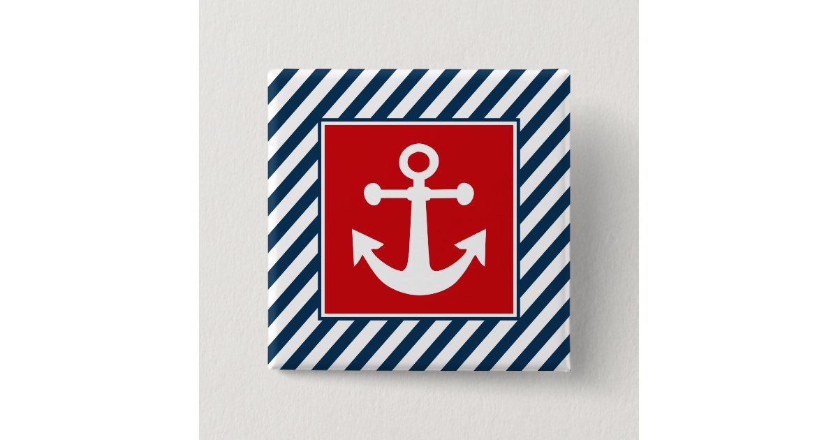 Nautical themed design button | Zazzle