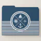 Nautical themed design file folder | Zazzle