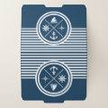 Nautical themed design file folder | Zazzle