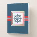 Nautical themed design pocket folder | Zazzle