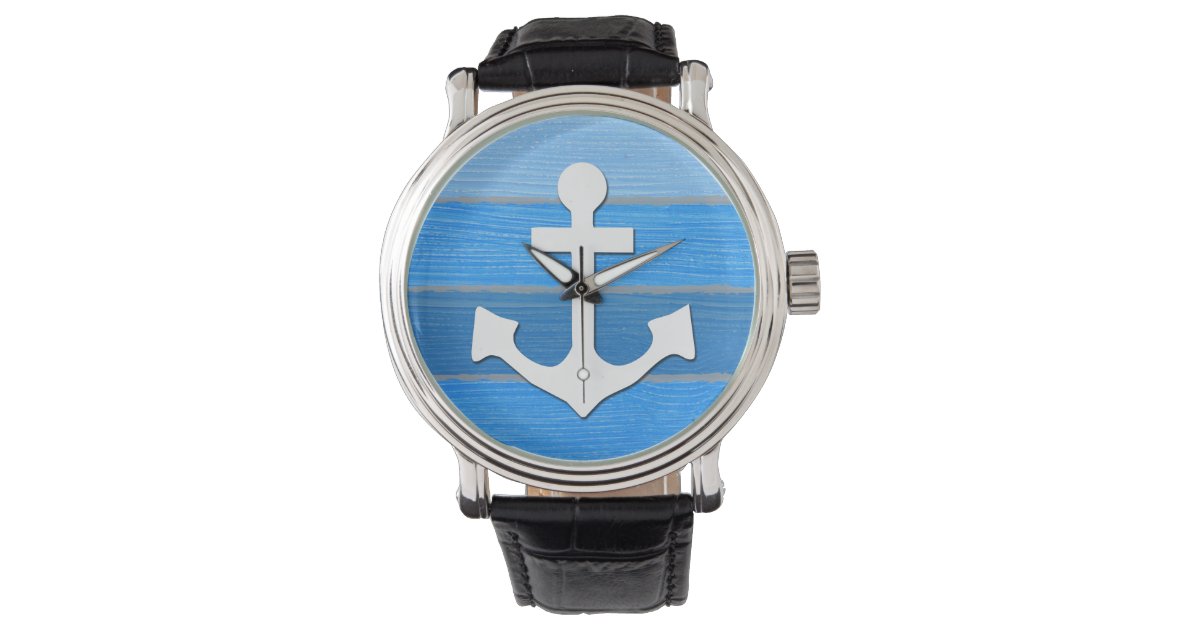 Nautical themed design watch | Zazzle