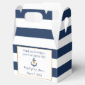 Nautical themed Favor Boxes - Anchor Design | Zazzle