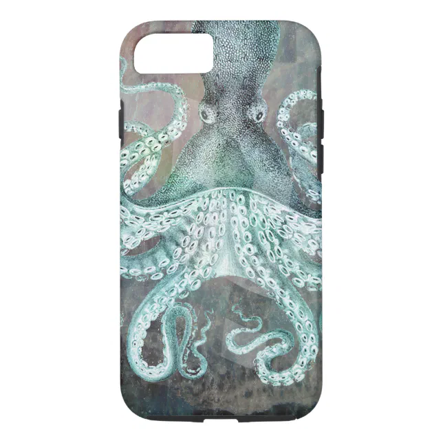 Nautical Vintage Octopus Case-Mate iPhone Case | Zazzle