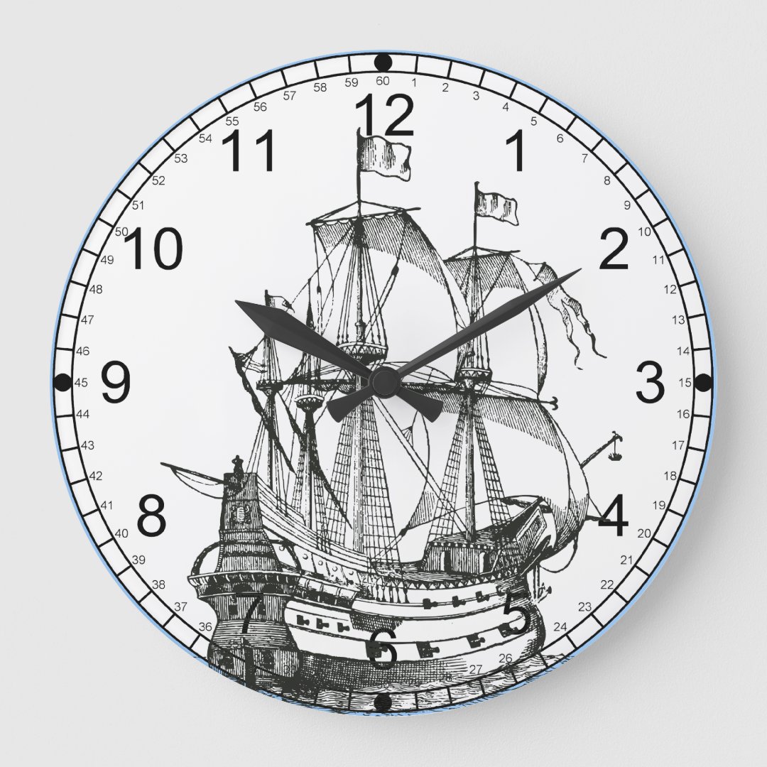 Nautical Wall Clocks | Zazzle