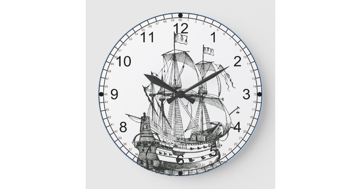 Nautical Wall Clocks | Zazzle