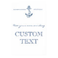 Nautical Wedding sign | Custom text | template | Zazzle