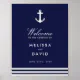 Nautical Welcome Sign (11x14) | Zazzle