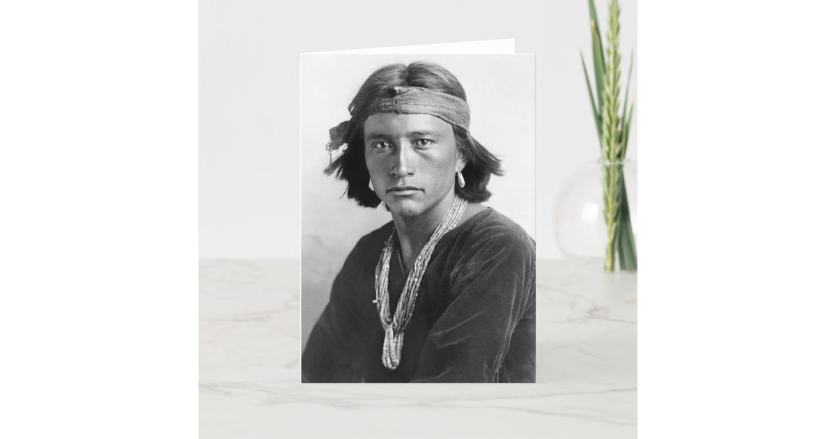 Navajo Boy Card | Zazzle