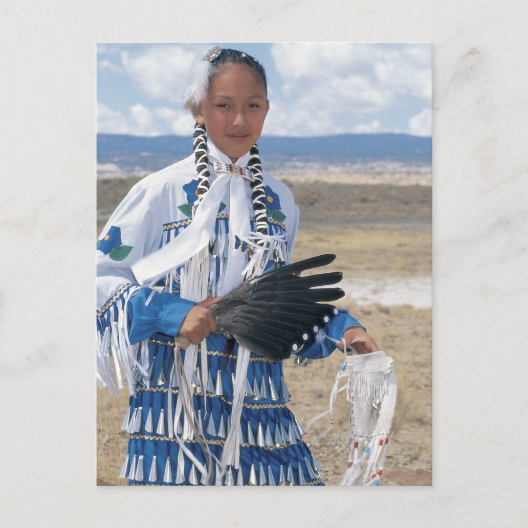 Navajo dancer postcard | Zazzle