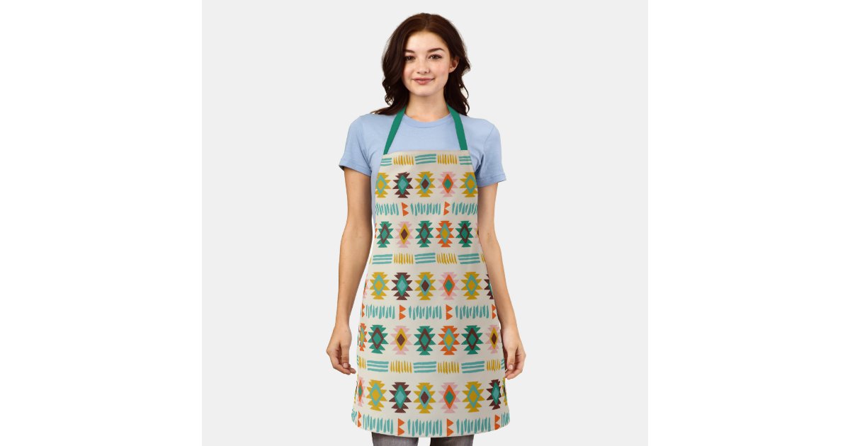 Navajo Native American Pattern Apron | Zazzle